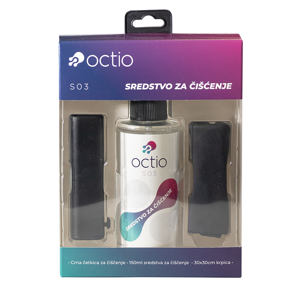 Links.hr. Sredstvo za čišćenje OCTIO S03, za ekrane, krpi