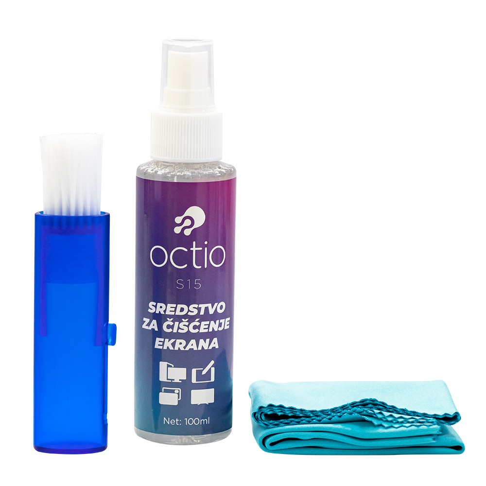 Links.hr. Sredstvo za čišćenje OCTIO S15, za ekrane, krpi