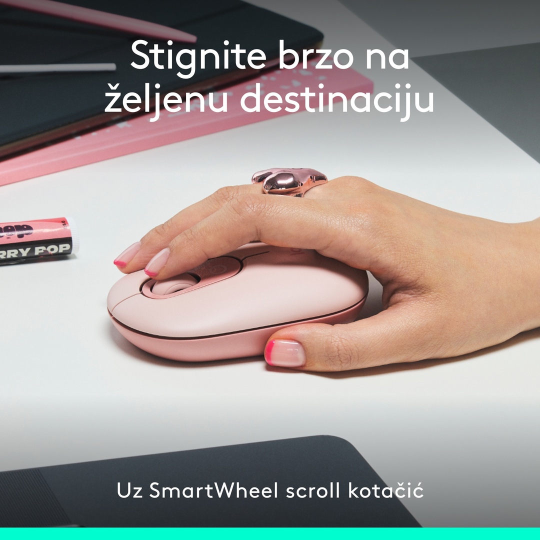 Miš LOGITECH POP, optički, bežični, USB, BT, 10 | Links