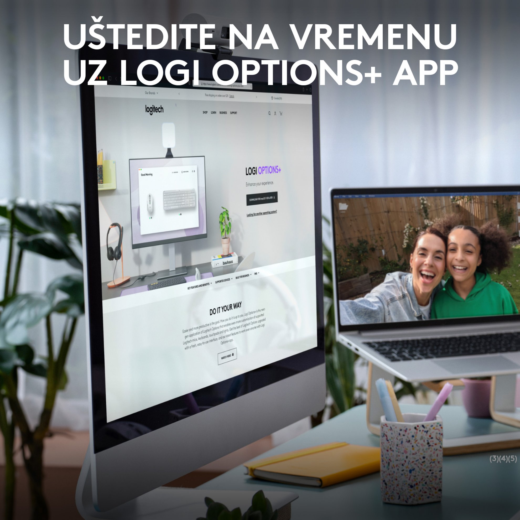 Tipkovnica LOGITECH K950 Signature Slim, bežičn | Links