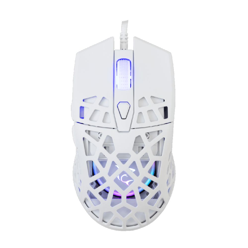 Miš WHITE SHARK Caradoc, optički, 7200dpi, bije | Links