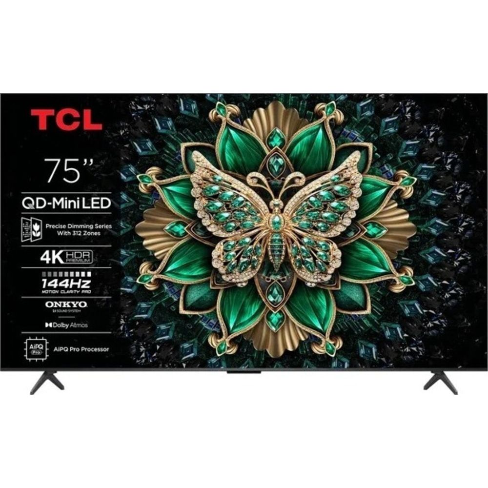Mini LED TV 75" TCL 75C6K, Smart TV, UHD 4K, DV | Links